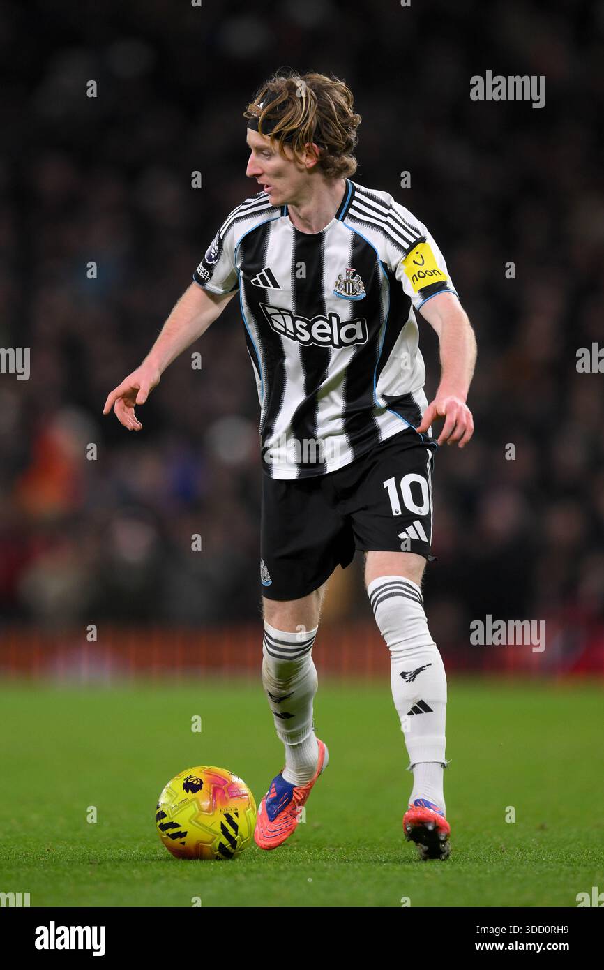 Newcastle United's Anthony Gordon during the Manchester United v ...