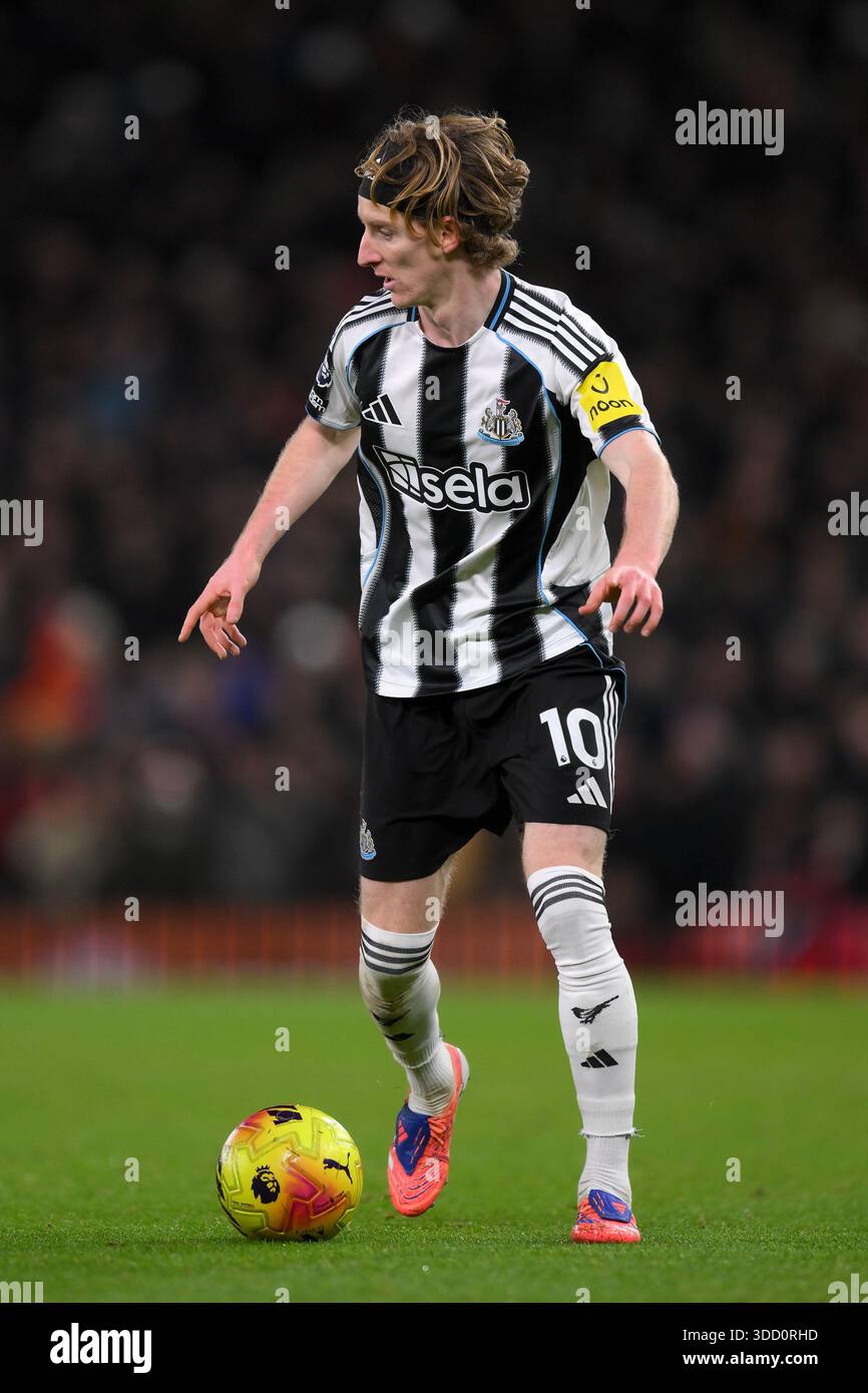 Newcastle United's Anthony Gordon during the Manchester United v ...