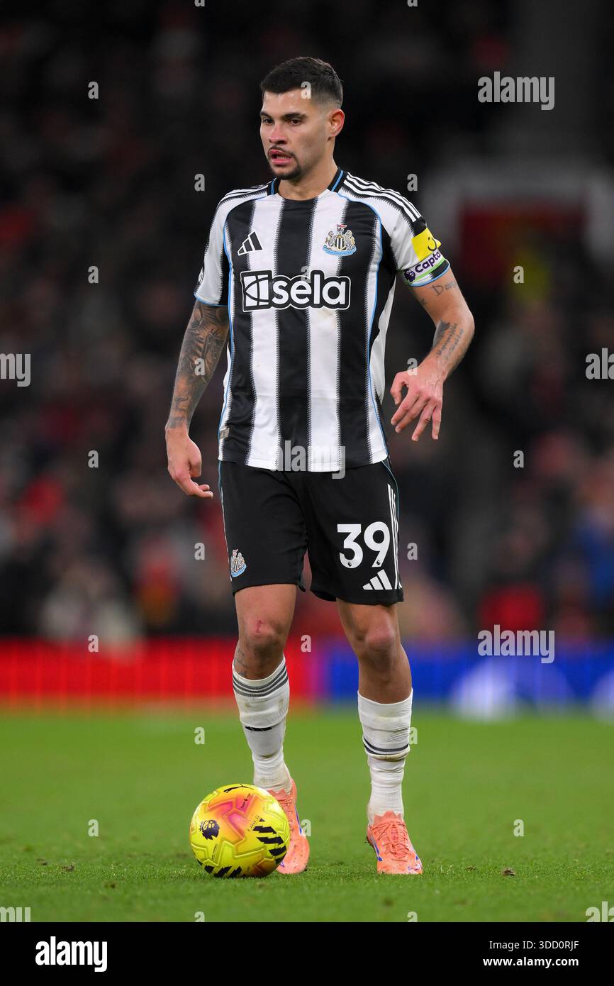 Newcastle United's Bruno Guimaraes during the Manchester United v ...
