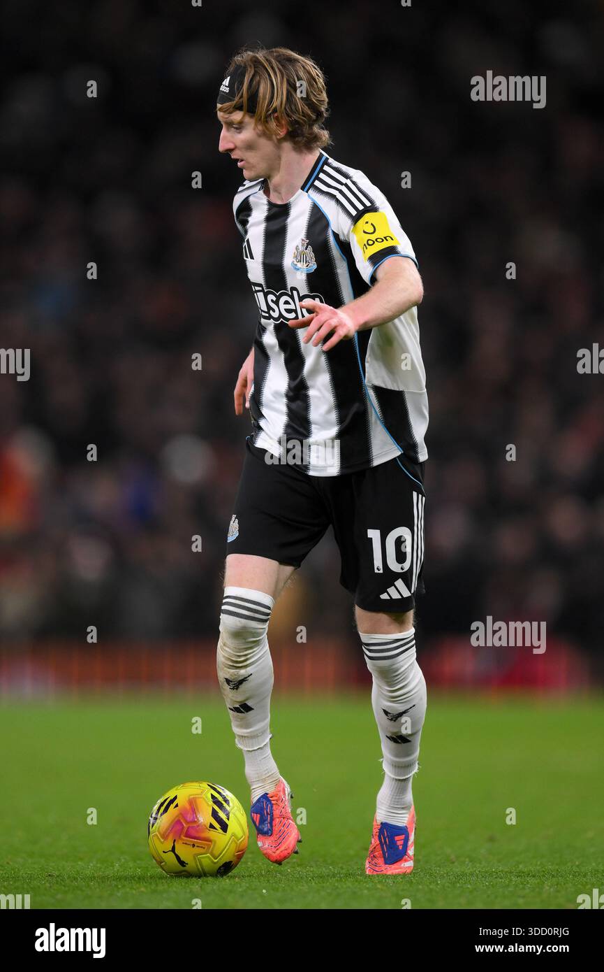 Newcastle United's Anthony Gordon during the Manchester United v ...
