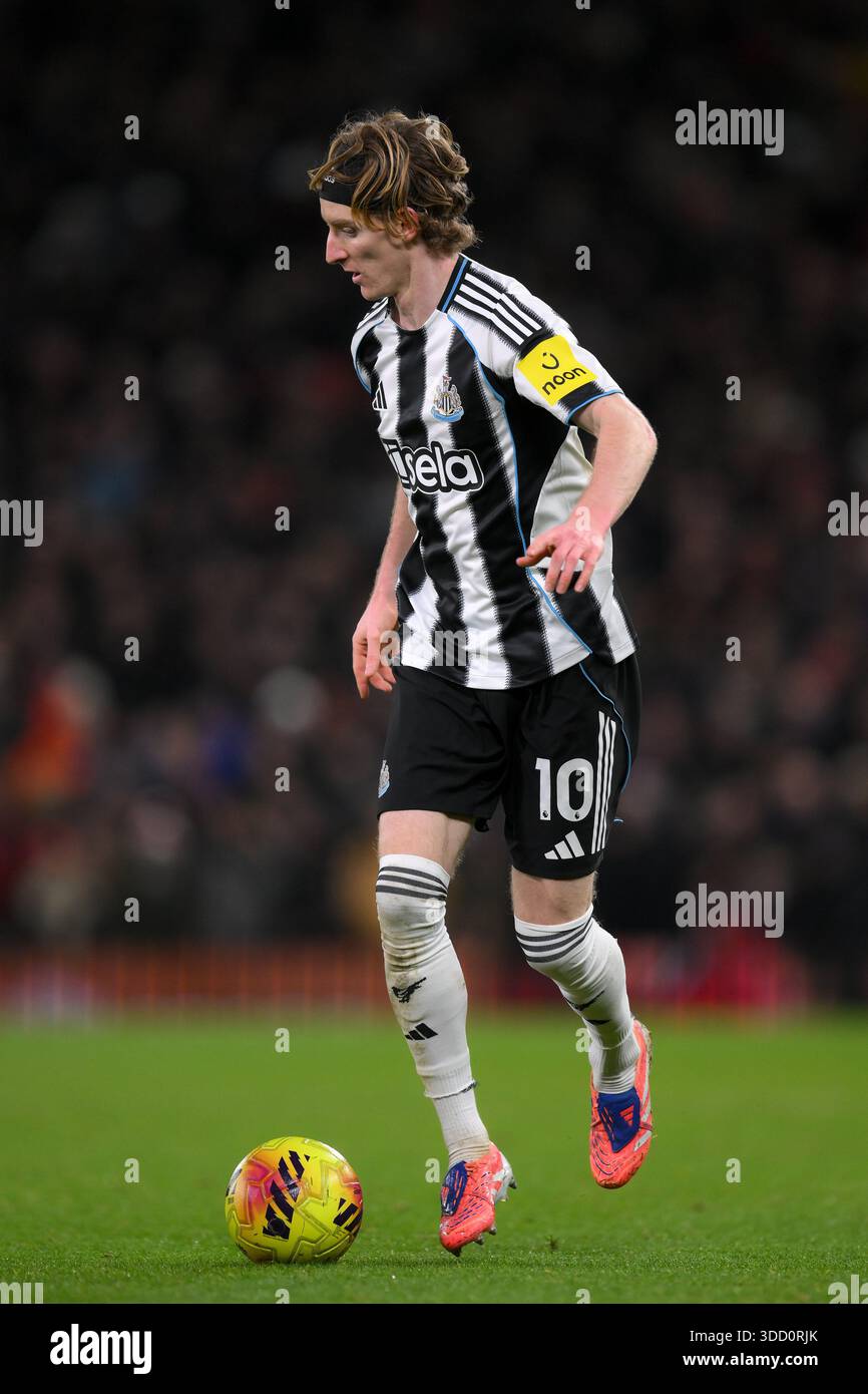 Newcastle United's Anthony Gordon during the Manchester United v ...