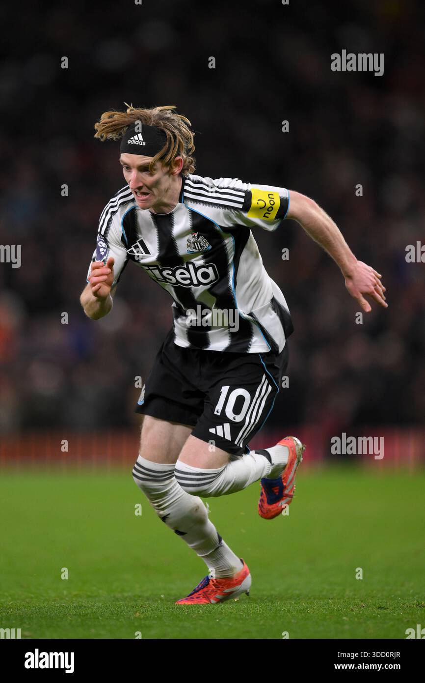 Newcastle United's Anthony Gordon during the Manchester United v ...