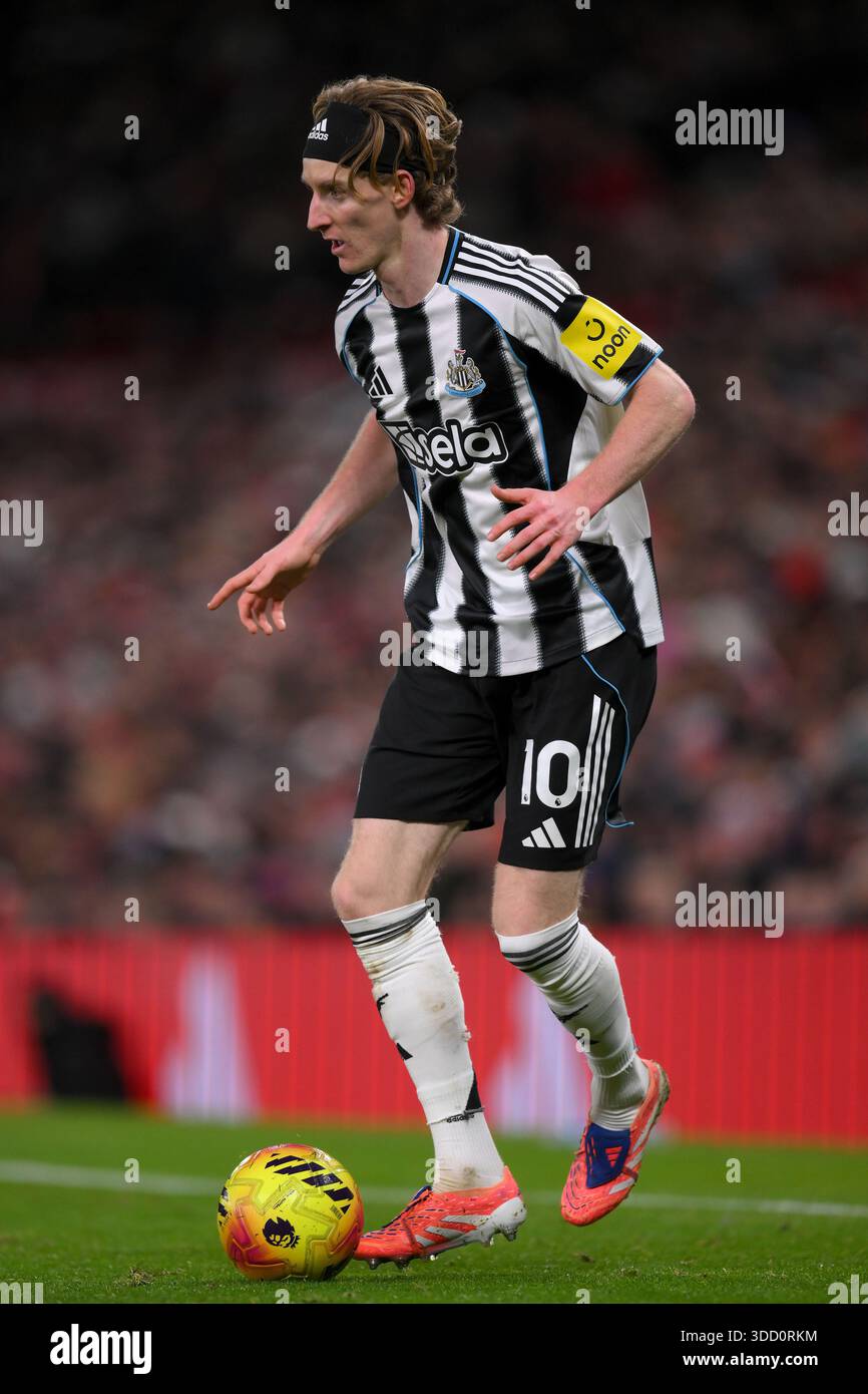 Newcastle United's Anthony Gordon during the Manchester United v ...