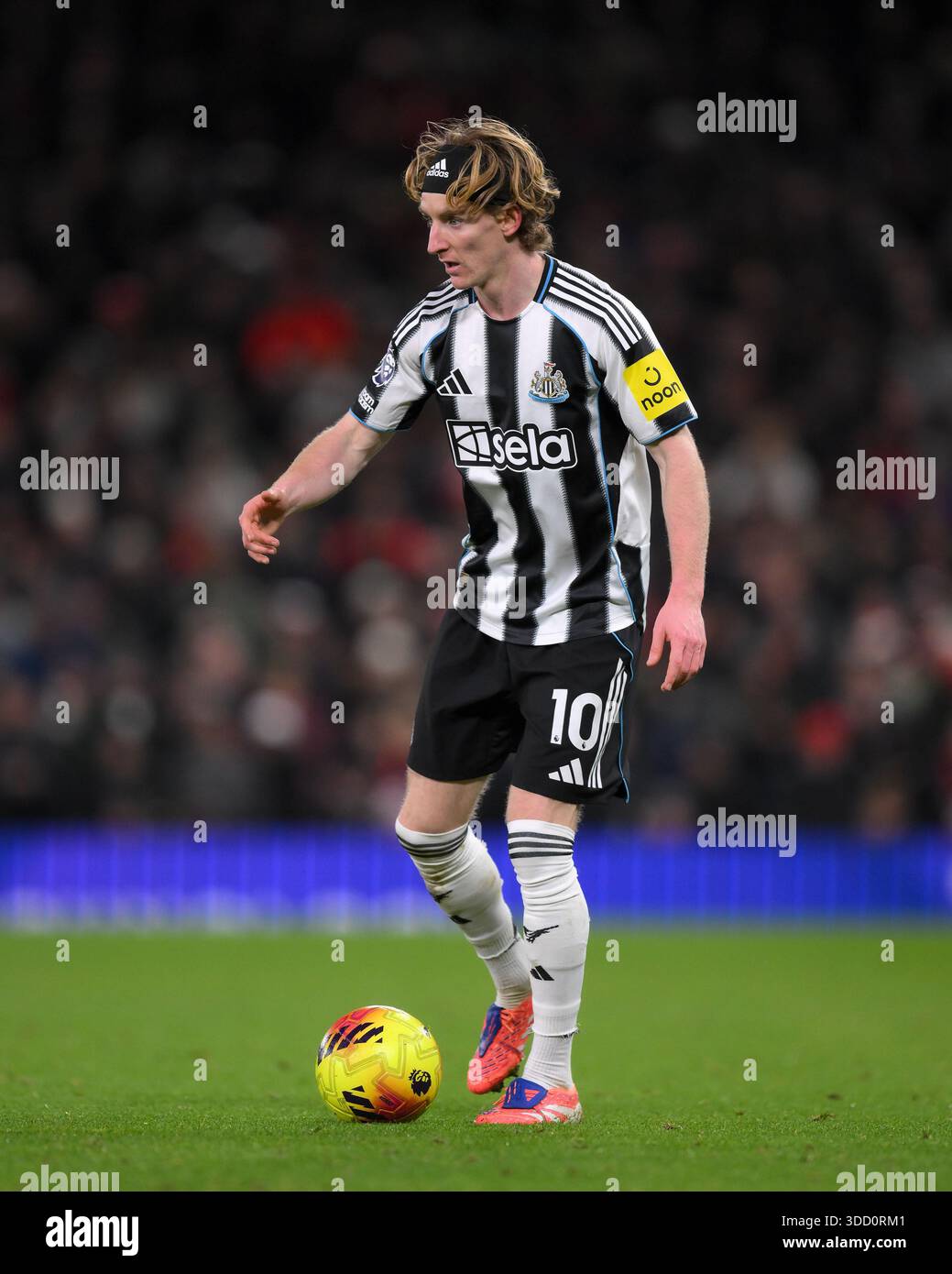 Newcastle United's Anthony Gordon during the Manchester United v ...