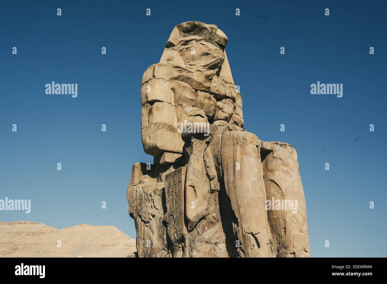 A view of the Colossi of Memnon. (Photo by Lounis Tiar / SOPA Images ...
