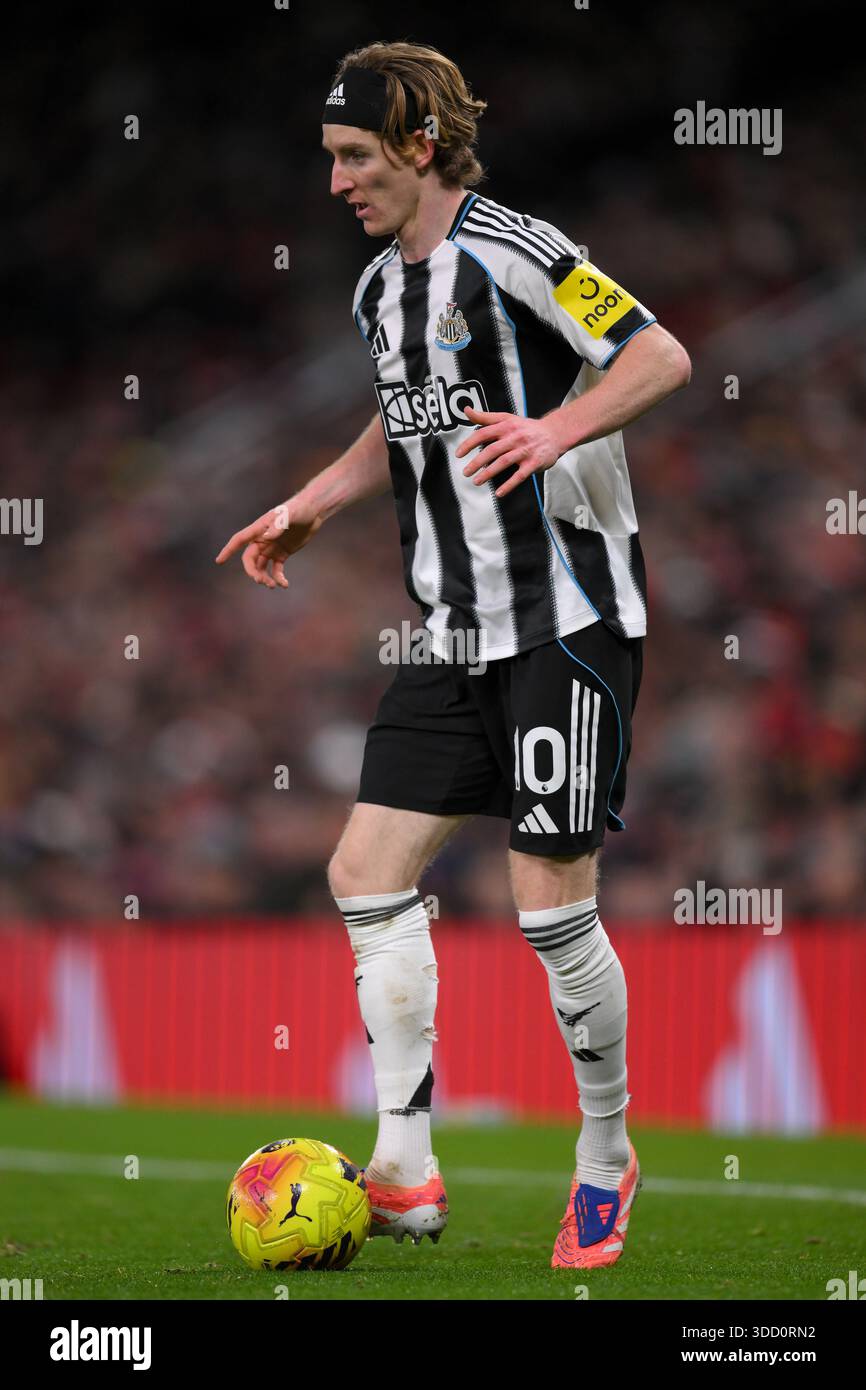 Newcastle United's Anthony Gordon during the Manchester United v ...