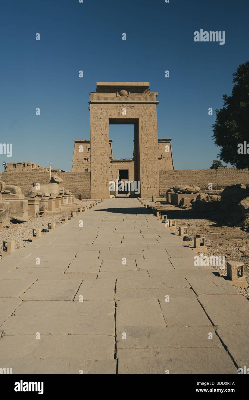 A view of the Karnak Temple. (Photo by Lounis Tiar / SOPA Images/Sipa ...