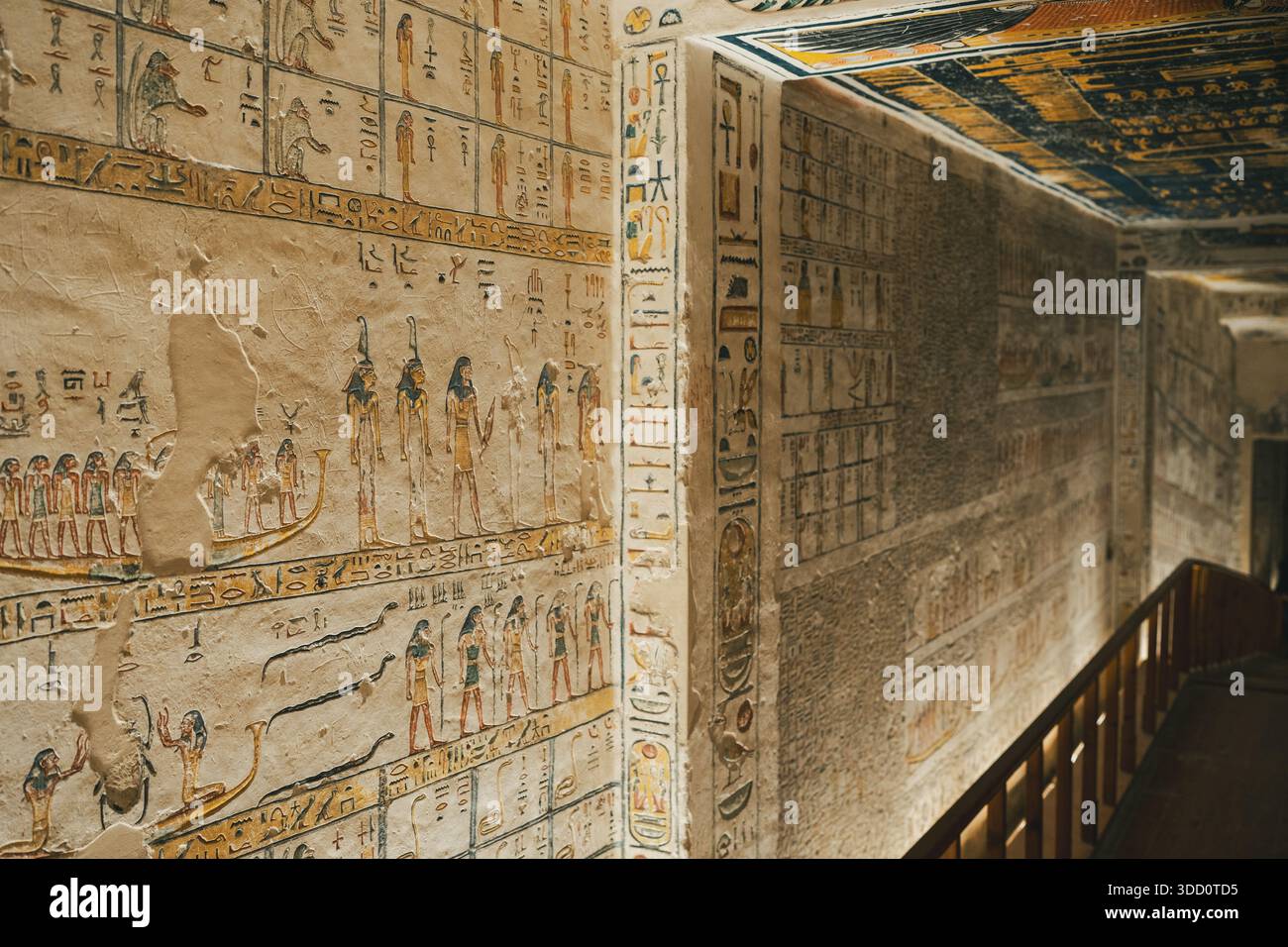 Inside Ramses tomb the Valley Of The Kings. (Photo by Lounis Tiar ...