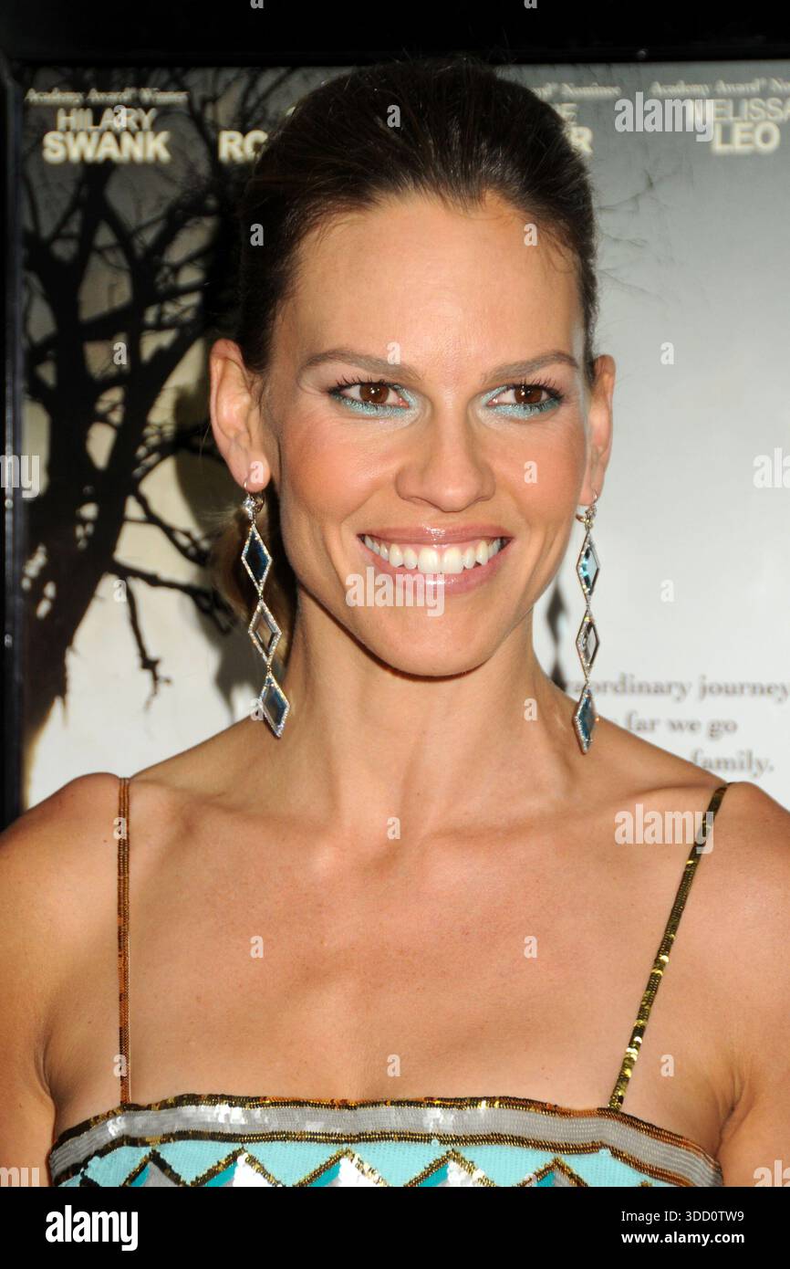 5 October 2010 - Beverly Hills, California - Hilary Swank. "Conviction ...