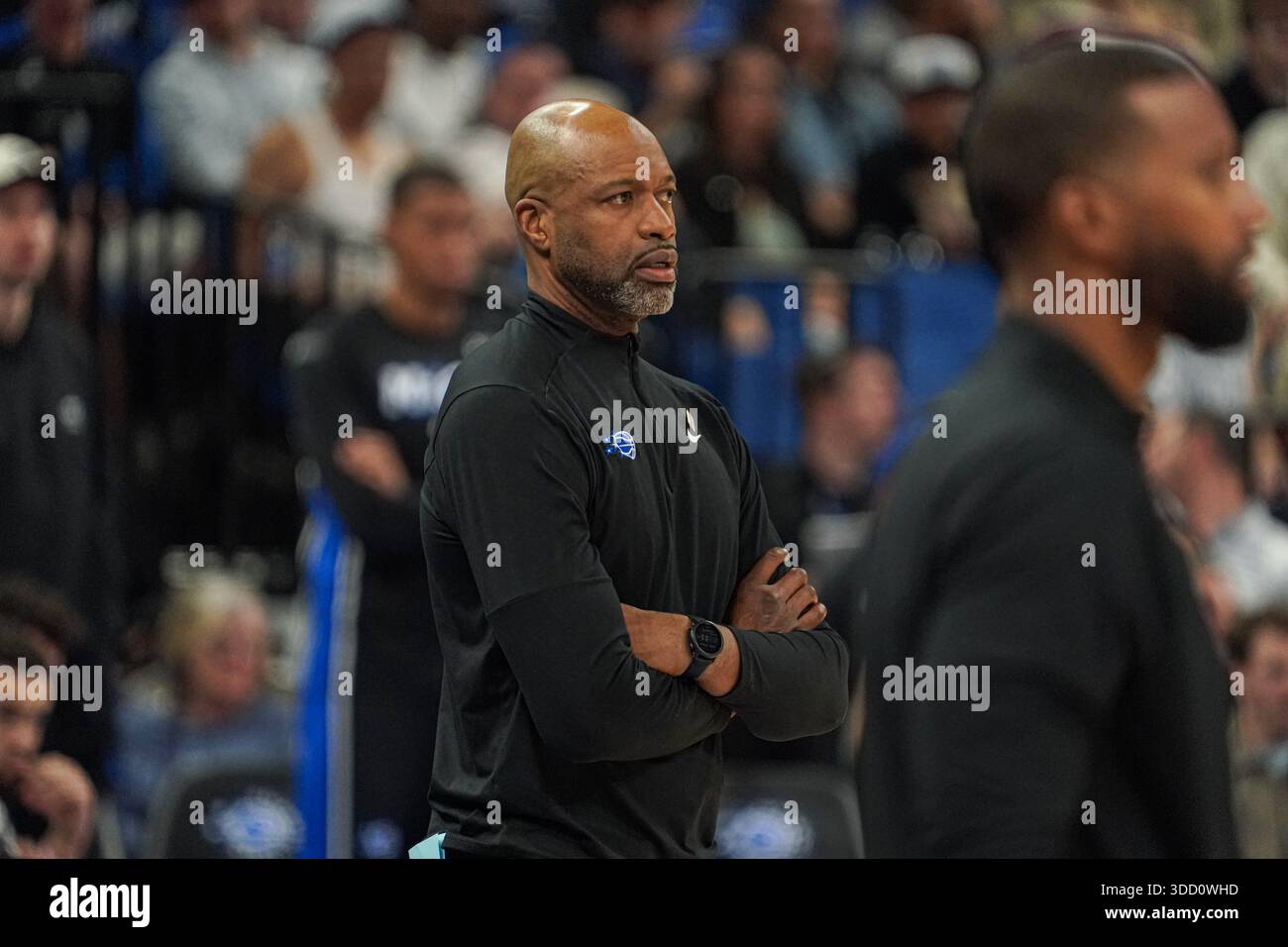 Orlando, Florida, USA, December 26, 2025, Orlando Magic head coach ...