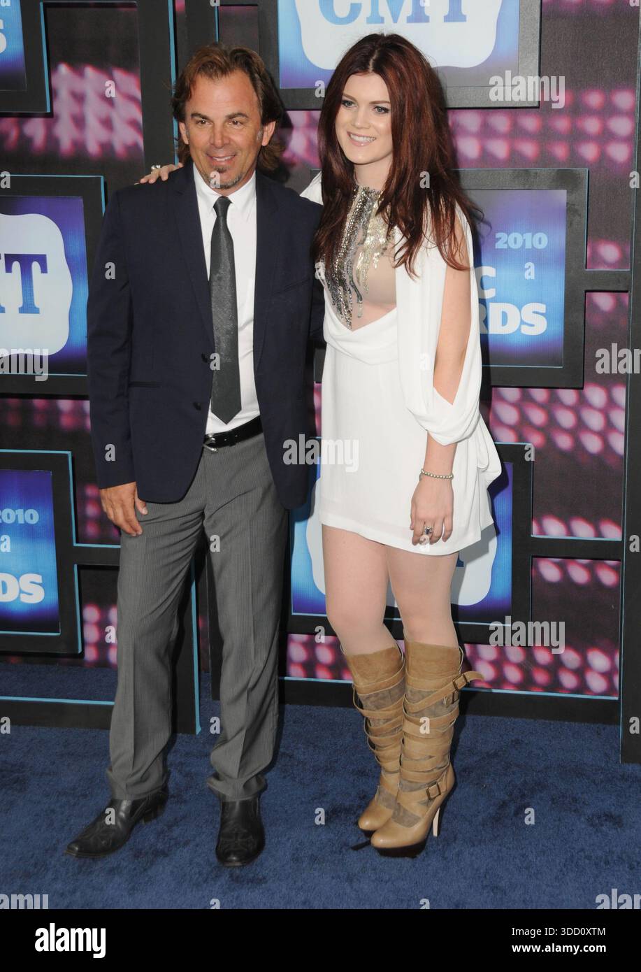 09 June 2010 - Nashville, TN - Jonathan Cain and Madison Cain. 2010 CMT ...