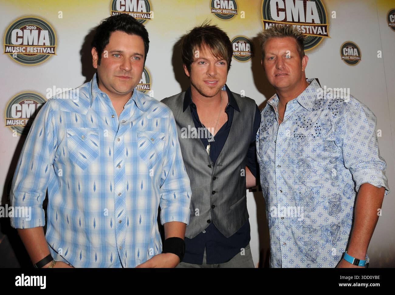 12 June 2010 - Nashville, Tennessee - Jay DeMarcus, Joe Don Rooney and ...