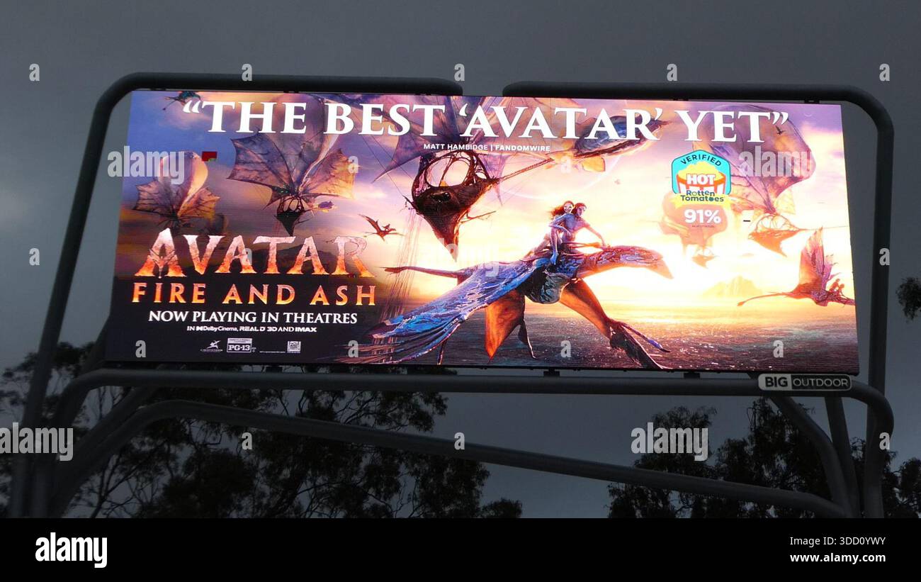 Los Angeles, California, USA 26th December 2025 James Cameron Avatar ...