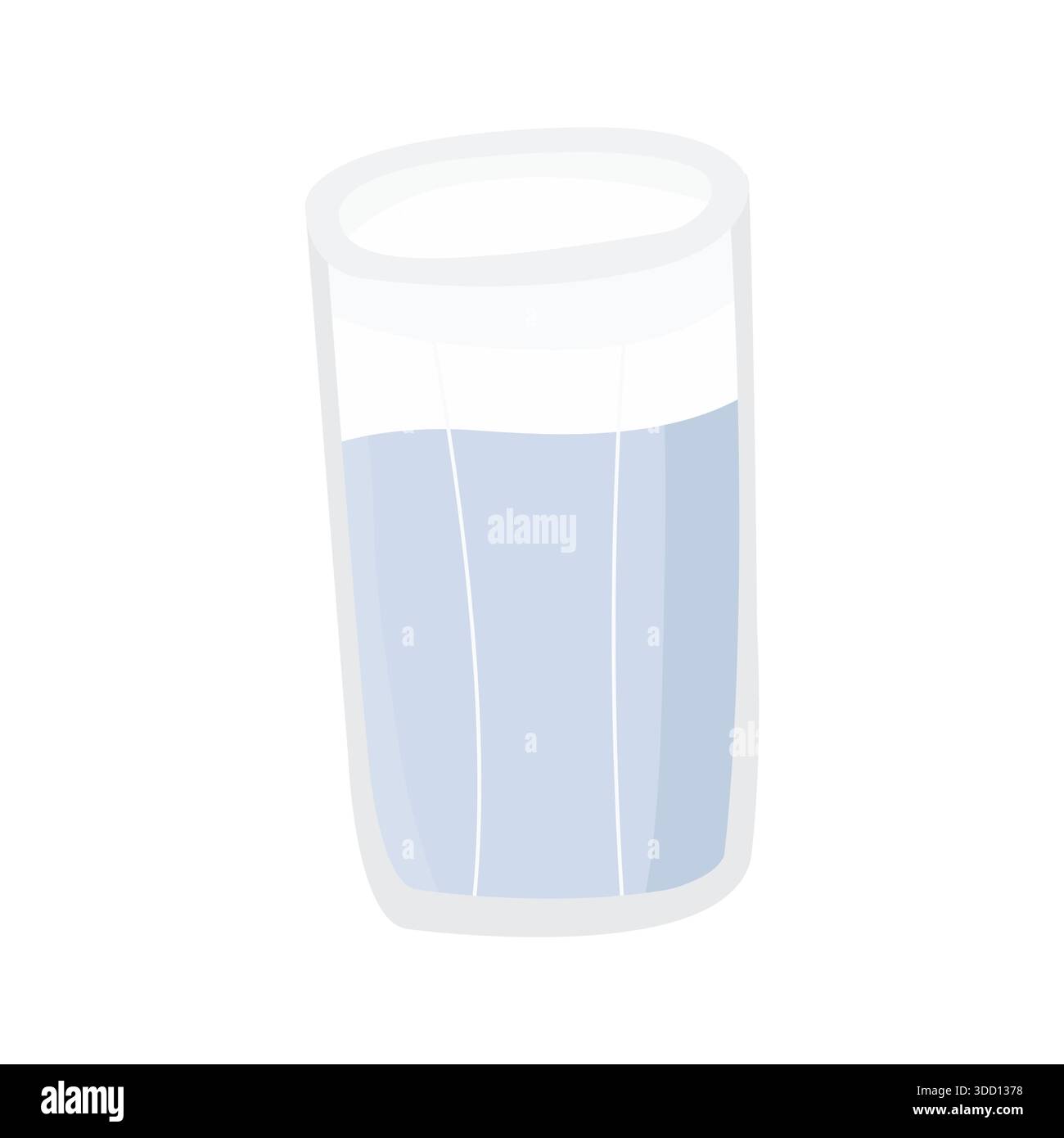 Detox water in glass Stock Vector Images - Alamy