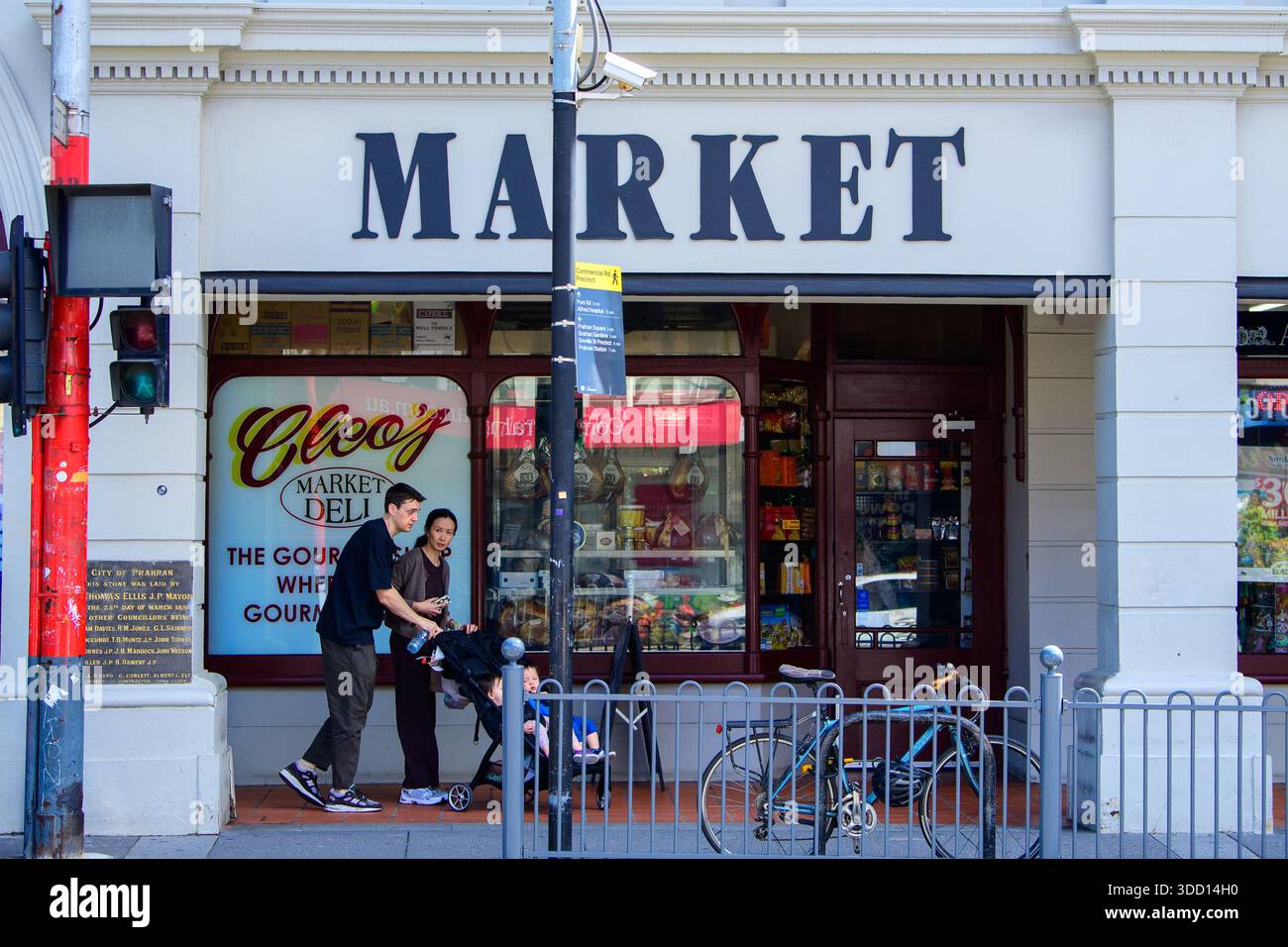 A generic photo of a family outside a market in Melbourne, Saturday ...