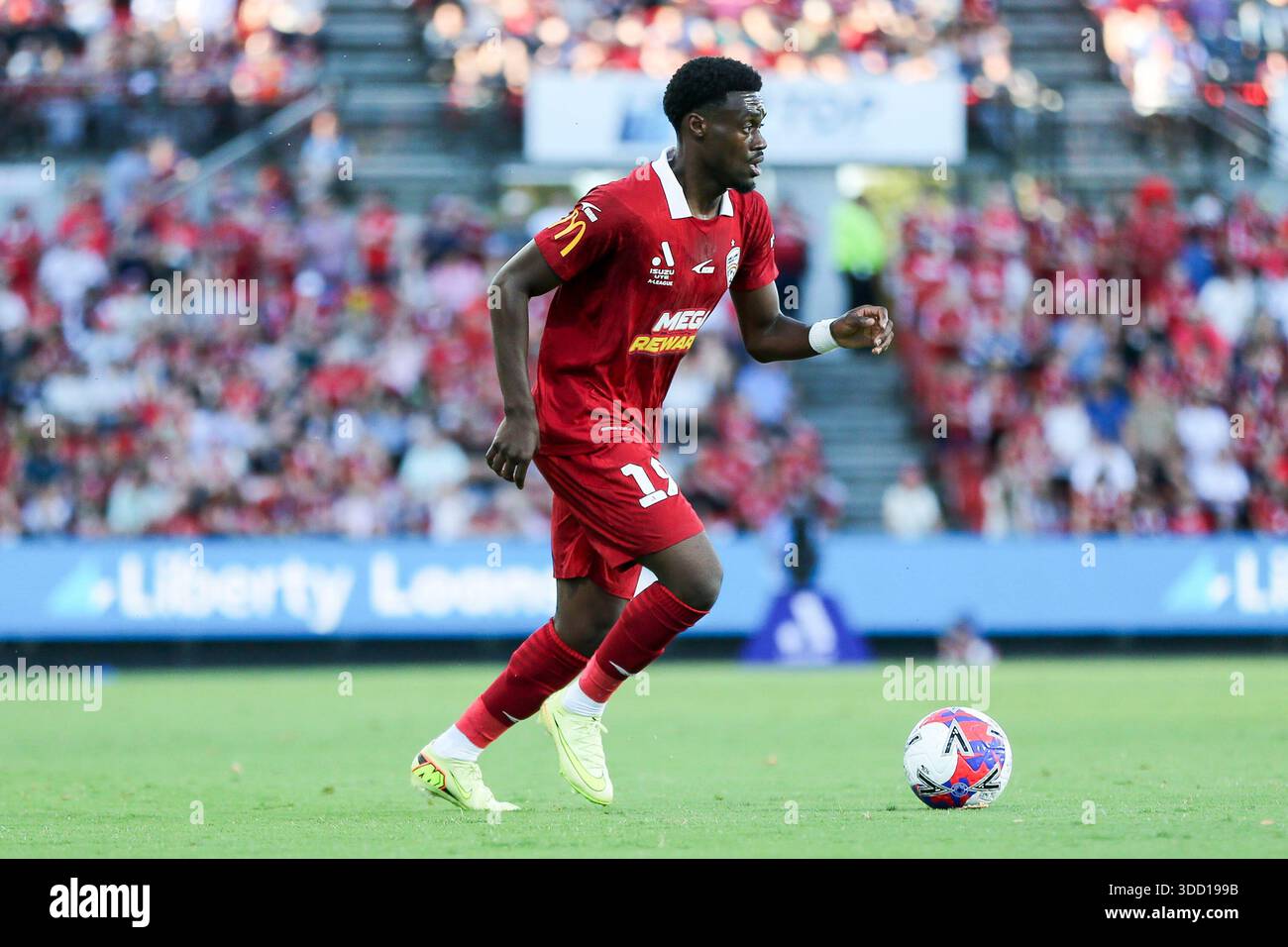 Yaya Dukuly of United during the Men’s A-League Round 10 match between ...