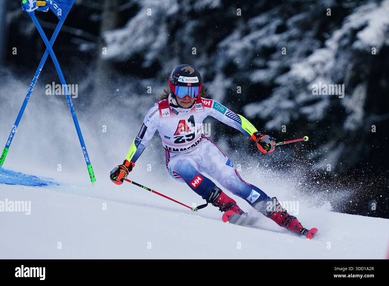 Norway's Madeleine Sylvester-Davik competes during an alpine ski, women ...
