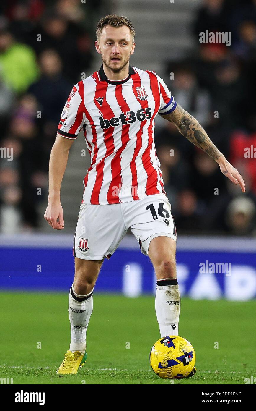 Stoke City's Ben Wilmot during the Sky Bet Championship match at the ...