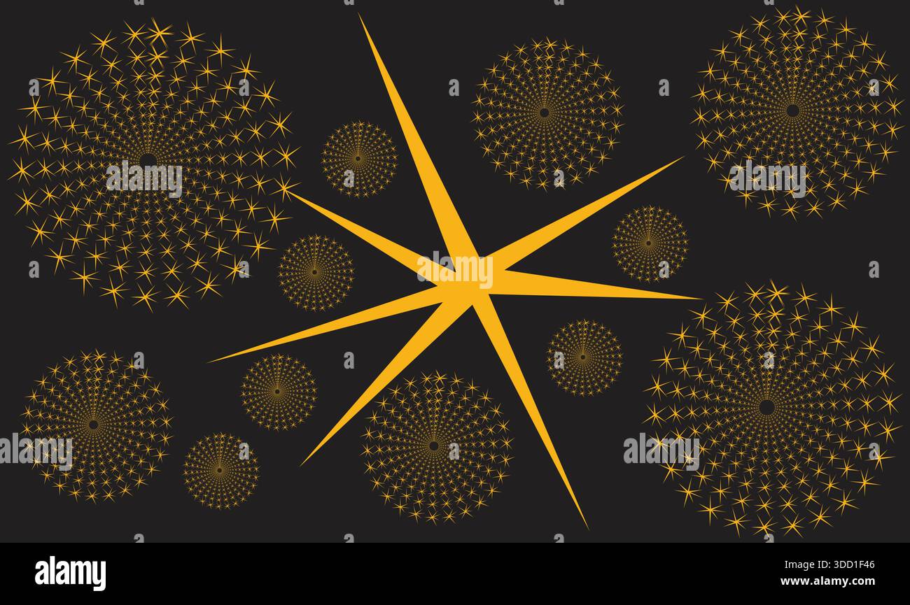 Star black circle around Stock Vector Images - Alamy