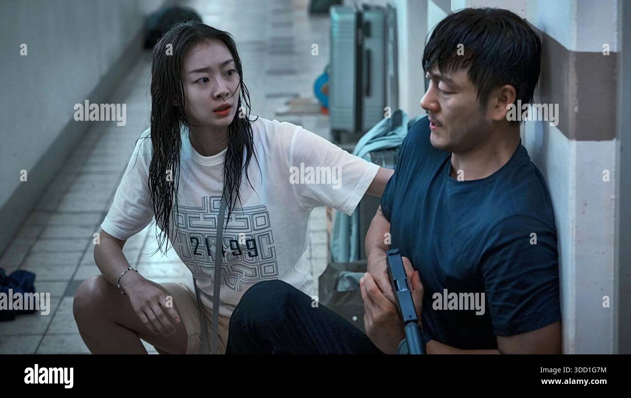 PARK HAE-SOO and KIM DA-MI in THE GREAT FLOOD (2025) -Original title ...