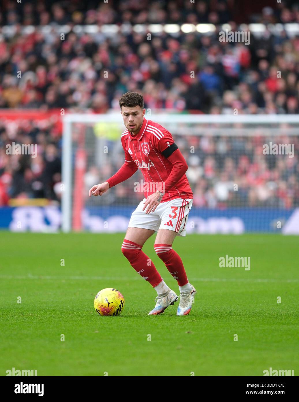Neco Williams of Nottingham Forest seen in action during the Premier ...