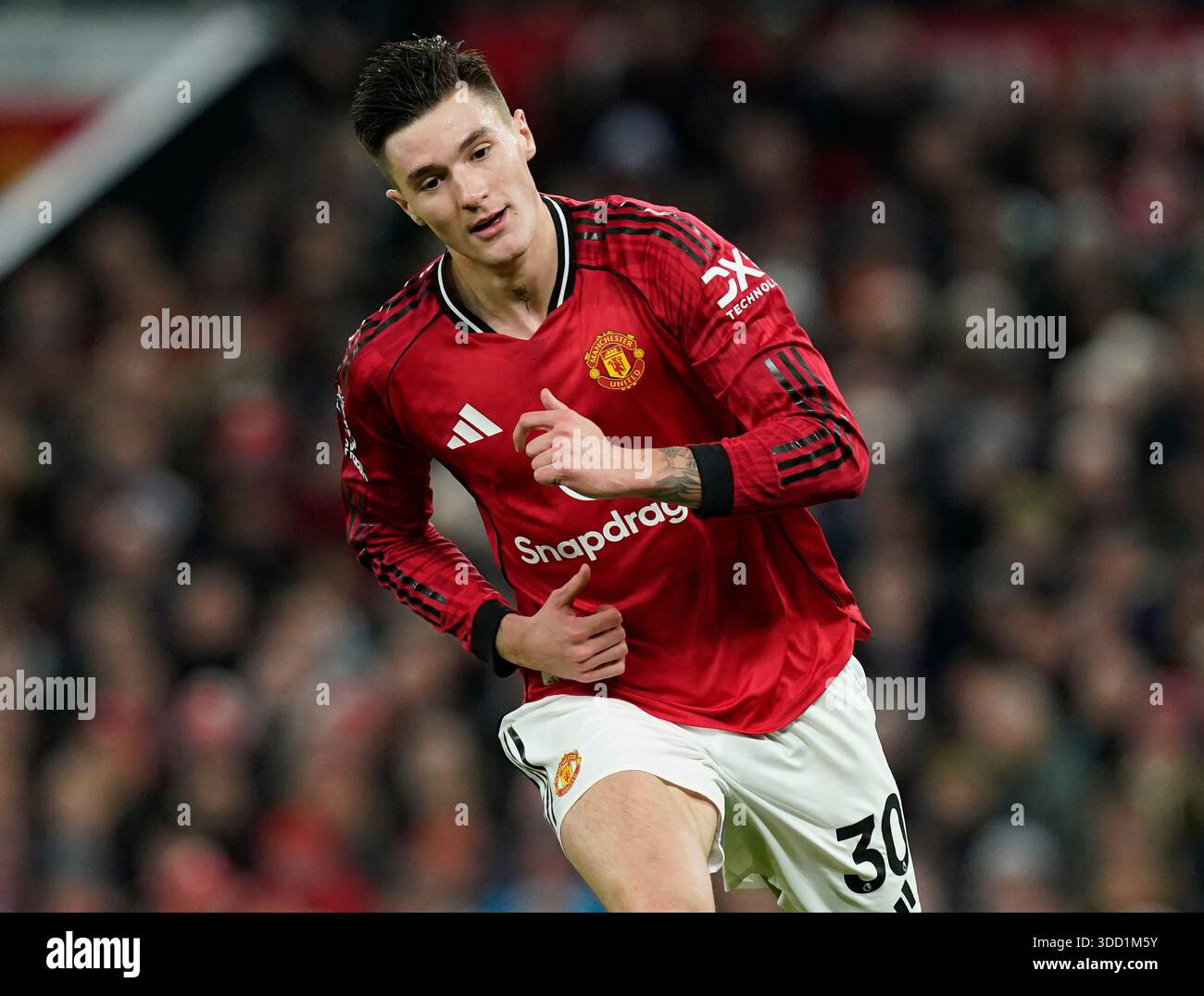 Manchester, England, 26th December 2025. Benjamin Sesko of Manchester ...