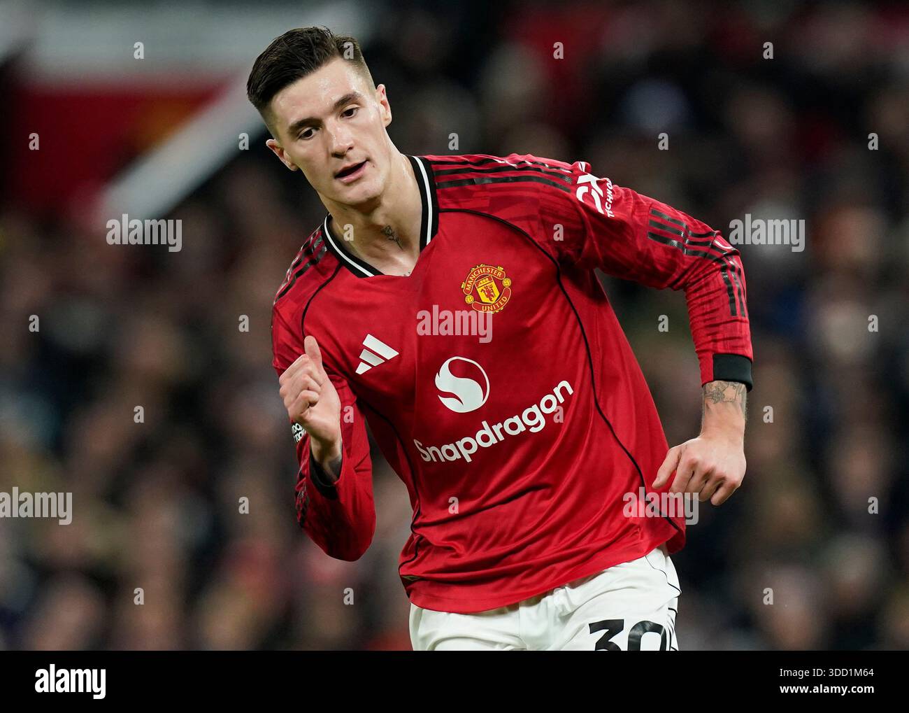 Manchester, England, 26th December 2025. Benjamin Sesko of Manchester ...