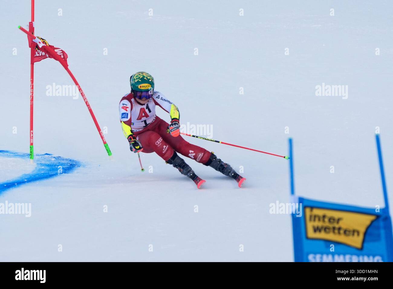 Austria's Julia Scheib competes in an alpine ski, women's World Cup ...