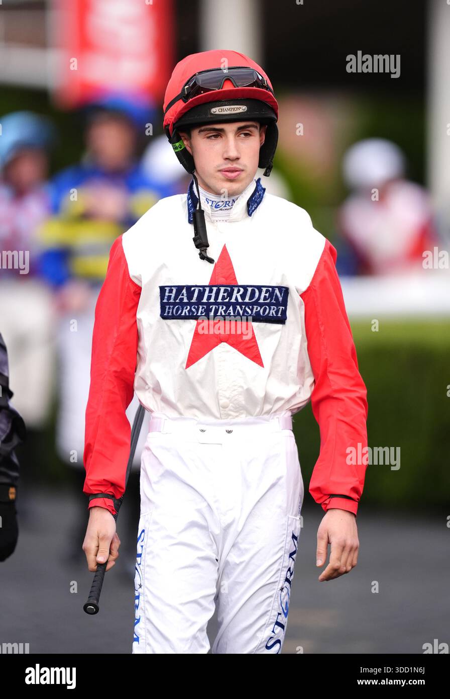 Jockey Cameron Johnstone-Baker before the 'Join Ladbrokes Bet 5 Get 30 ...