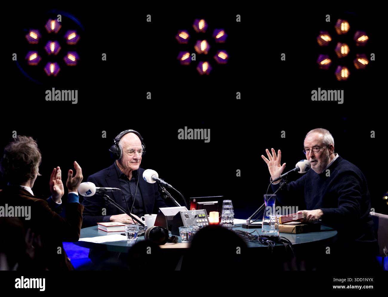 HILVERSUM – Frits Spits and Ronald Giphart during the final episode of ...