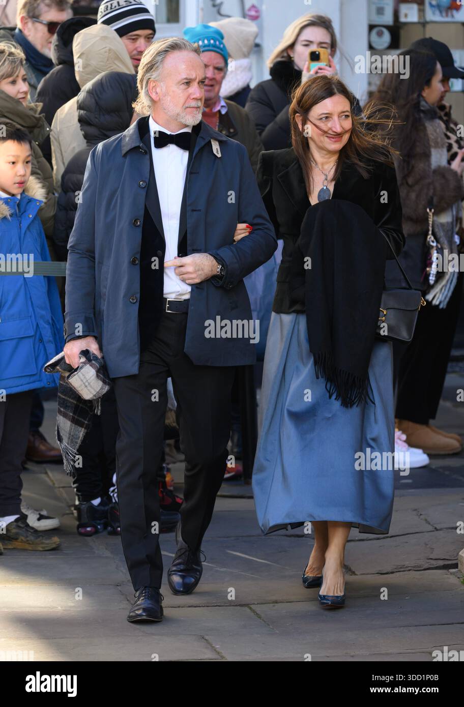 Bath, UK. December 27th, 2025. Marcus Wareing and wife arriving at the ...