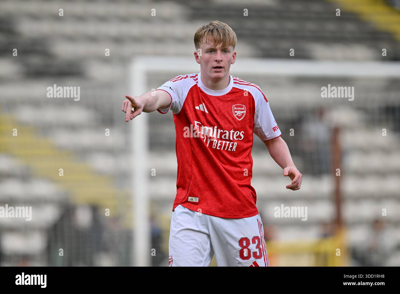 Callan Hamill (83) of Arsenal pictured during the matchday 6 Uefa Youth ...