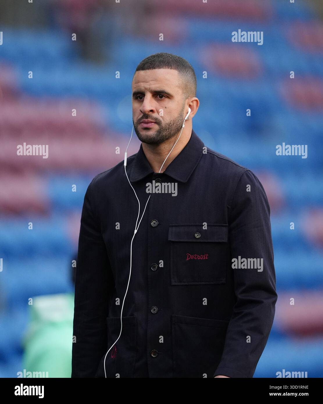 Burnley's Kyle Walker arrives before the Premier League match at Turf ...