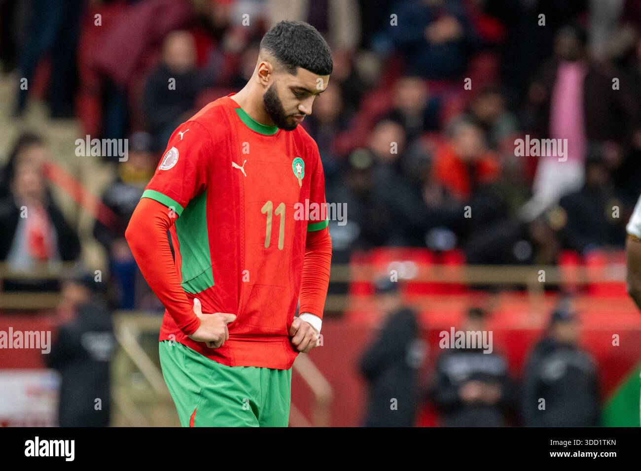 Ismael Saibari of Morocco disappointed during the Africa Cup of Nations ...