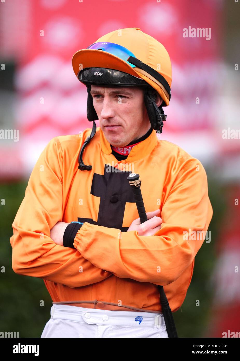 Jockey Ciaran Gethings before the Ladbrokes Desert Orchid Handicap ...
