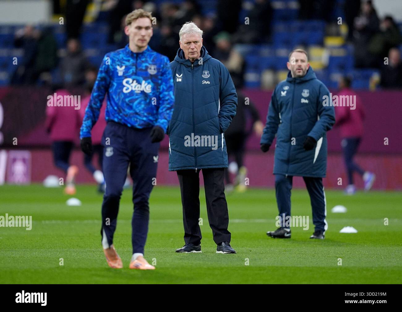 Everton manager David Moyes before the Premier League match at Turf ...