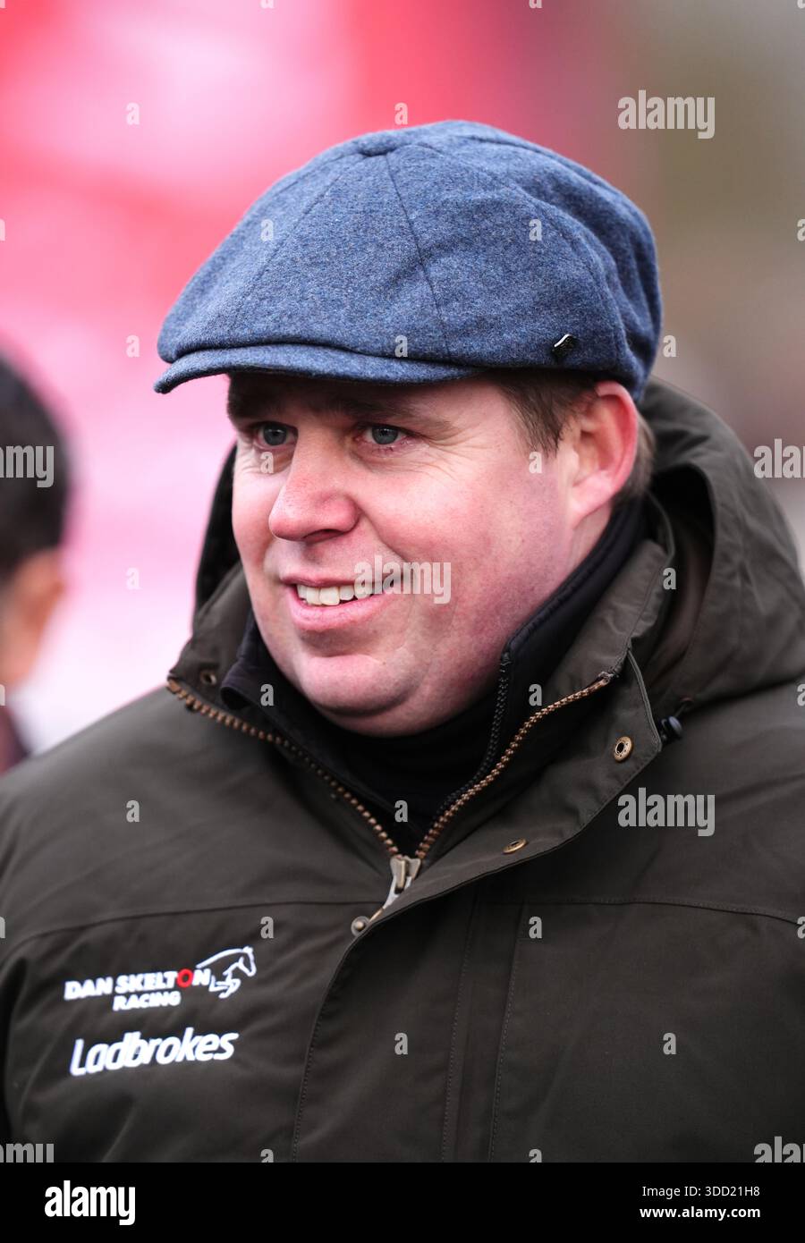 Trainer Dan Skelton at Kempton Park Racecourse, Sunbury-on-Thames ...