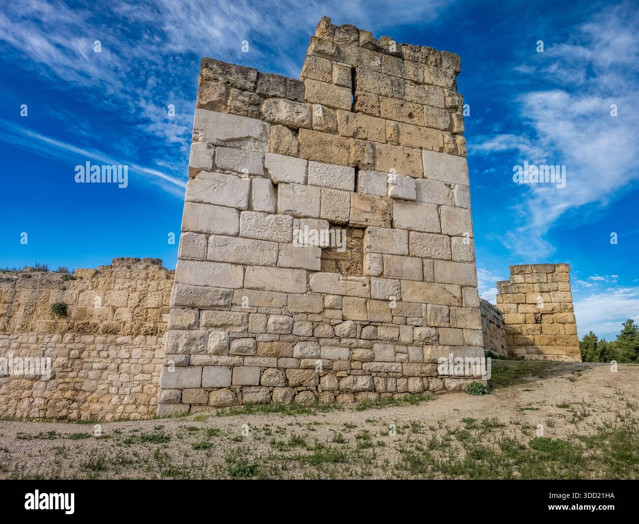 Aerial view of Castle of Canosa di Puglia: Medieval Norman Fortress ...