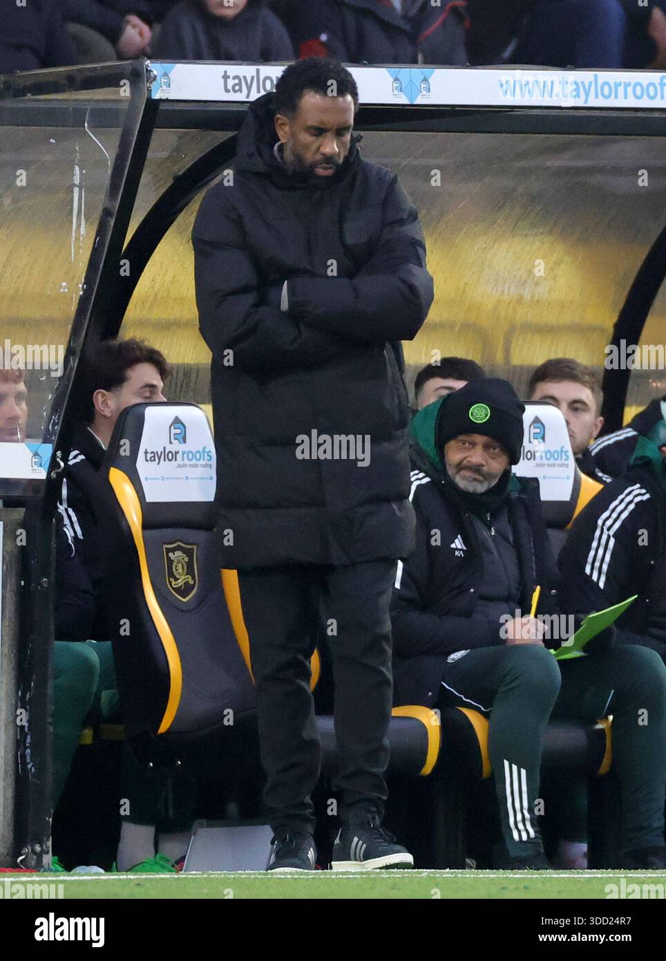 Celtic manager Wilfried Nancy during the William Hill Premiership match ...