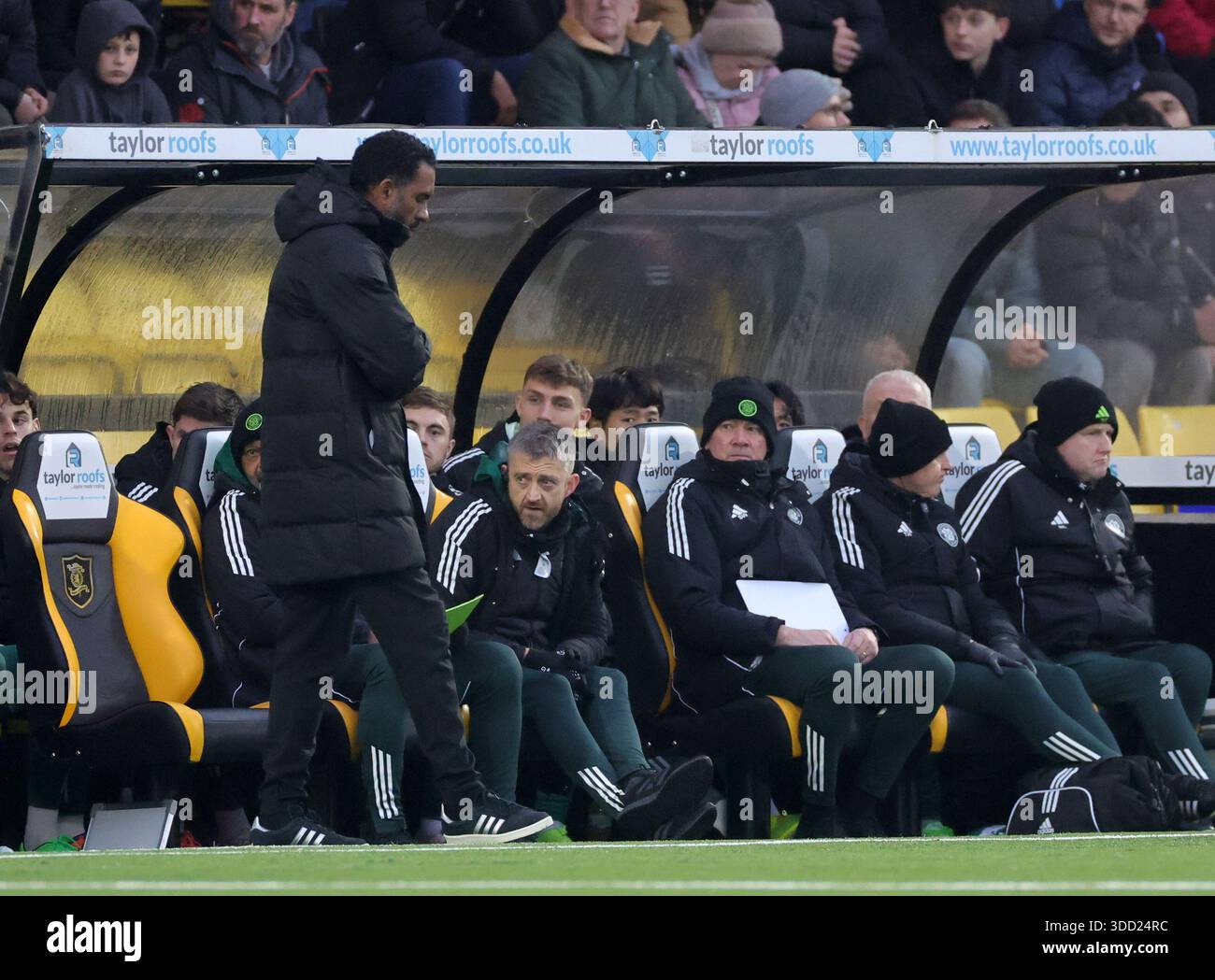 Celtic manager Wilfried Nancy during the William Hill Premiership match ...