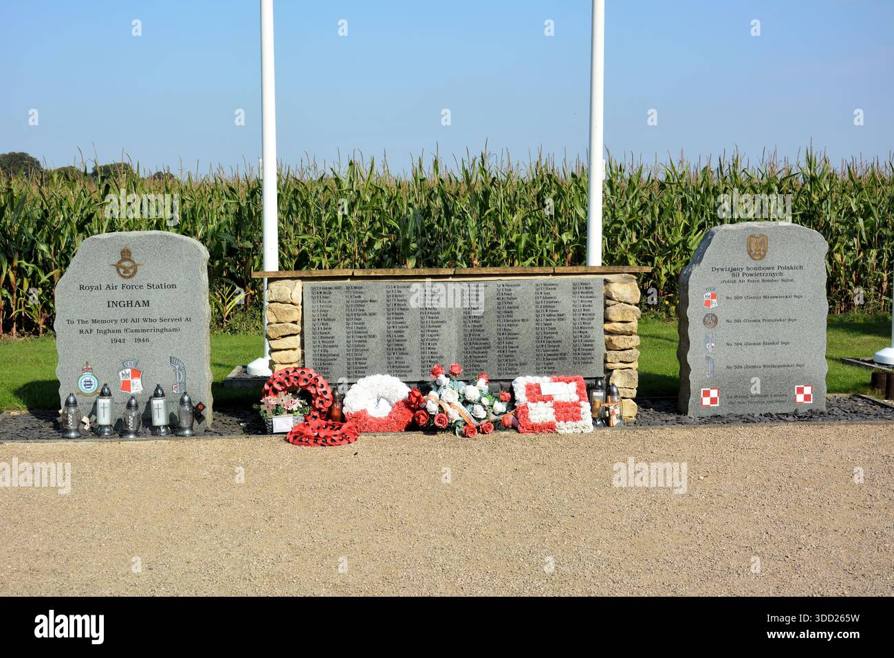 Memorial display at the Polish Bomber Squadrons Centre, honouring WW2 ...