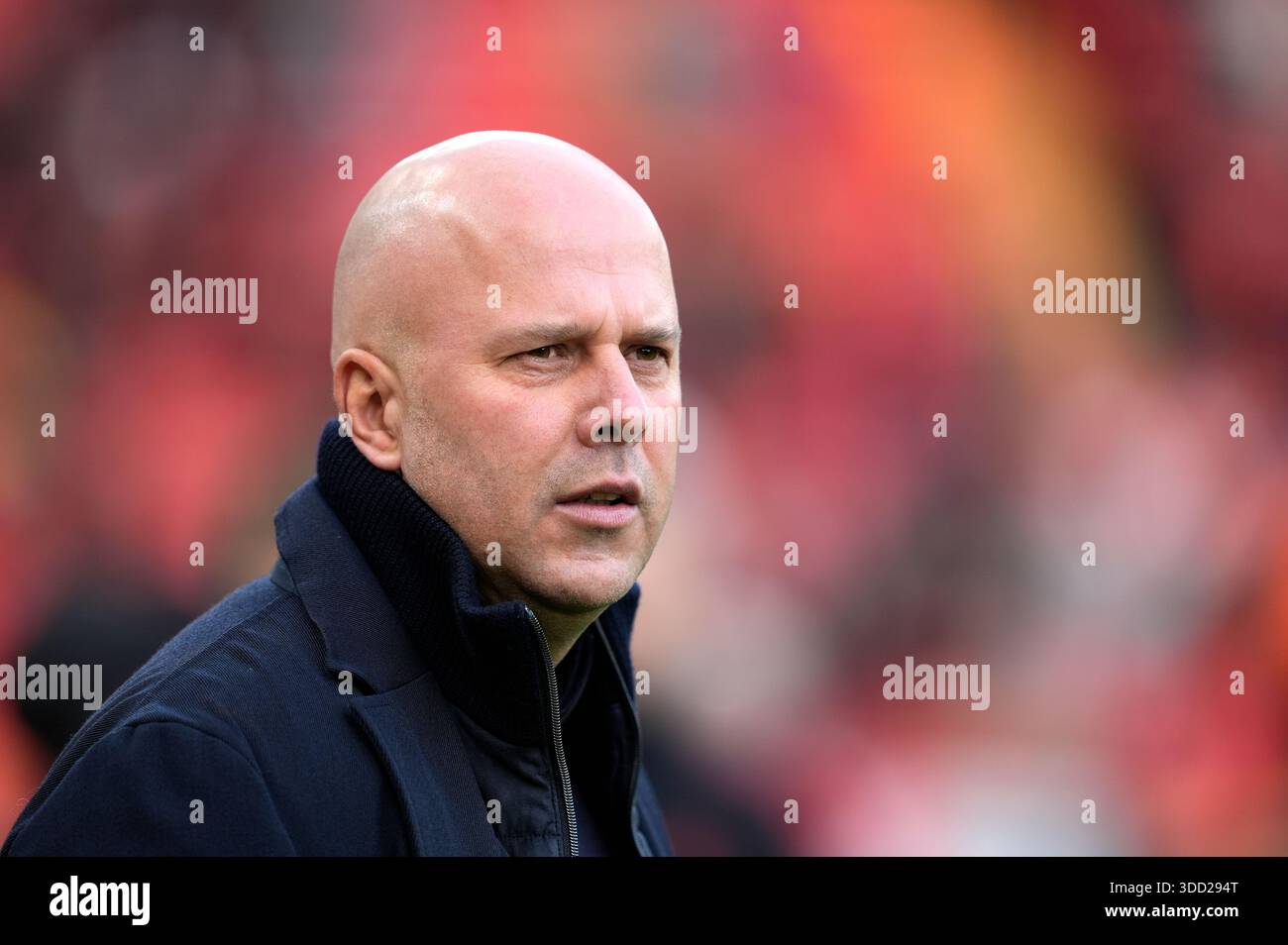 Liverpool manager Arne Slot ahead of the Premier League match at ...