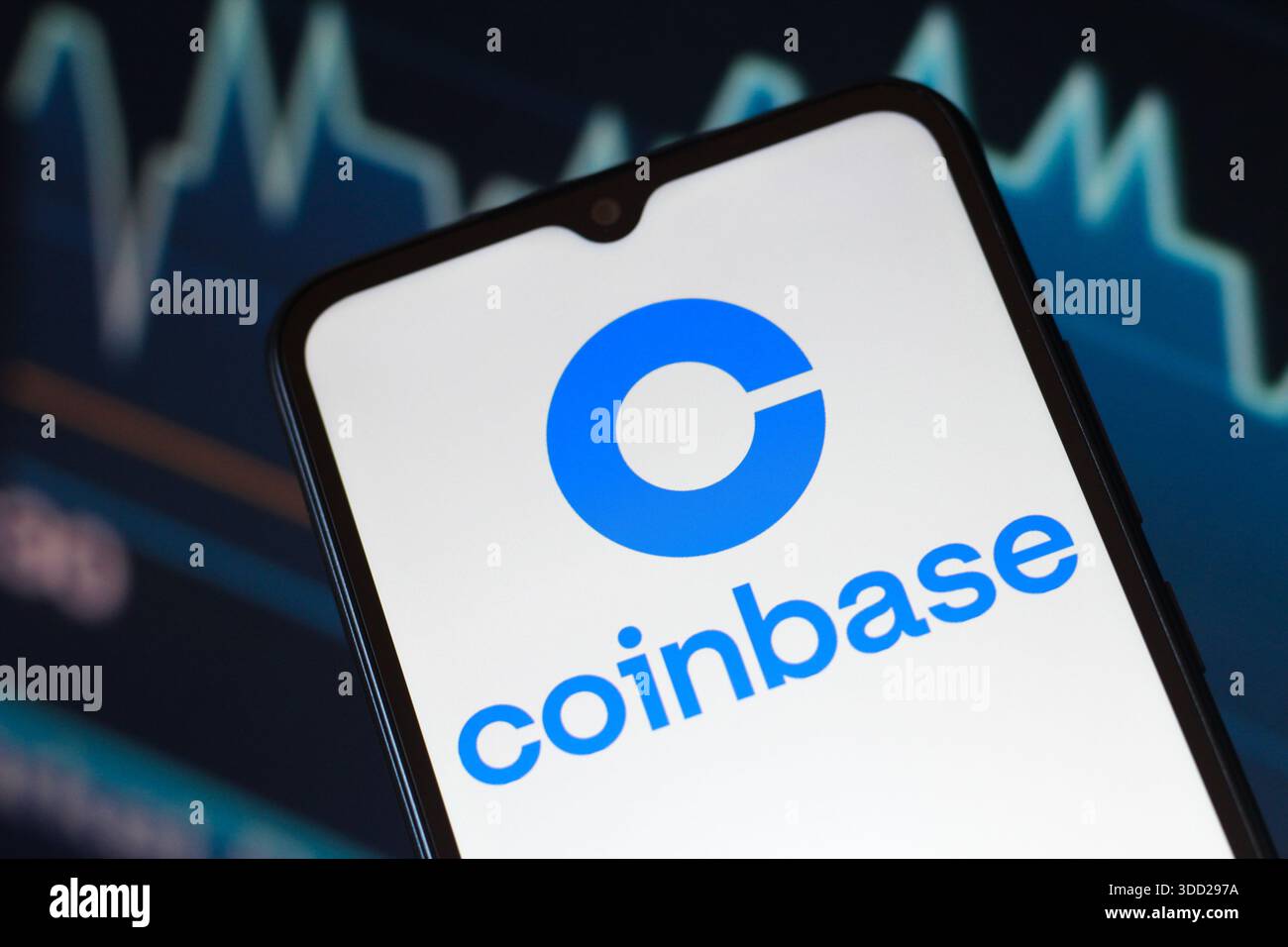 December 27, 2025, Canada: In this photo illustration, the Coinbase ...
