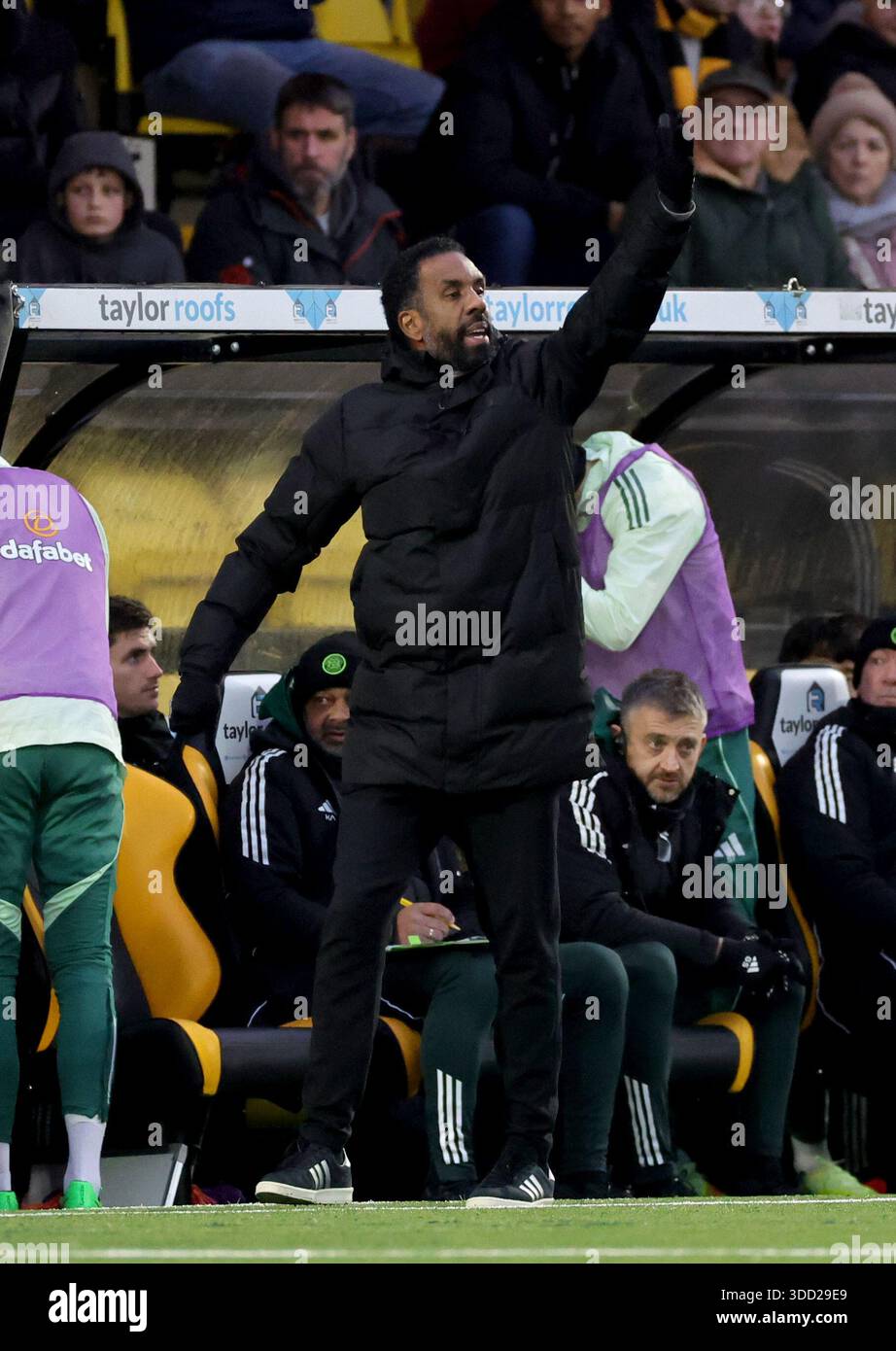 Celtic manager Wilfried Nancy during the William Hill Premiership match ...