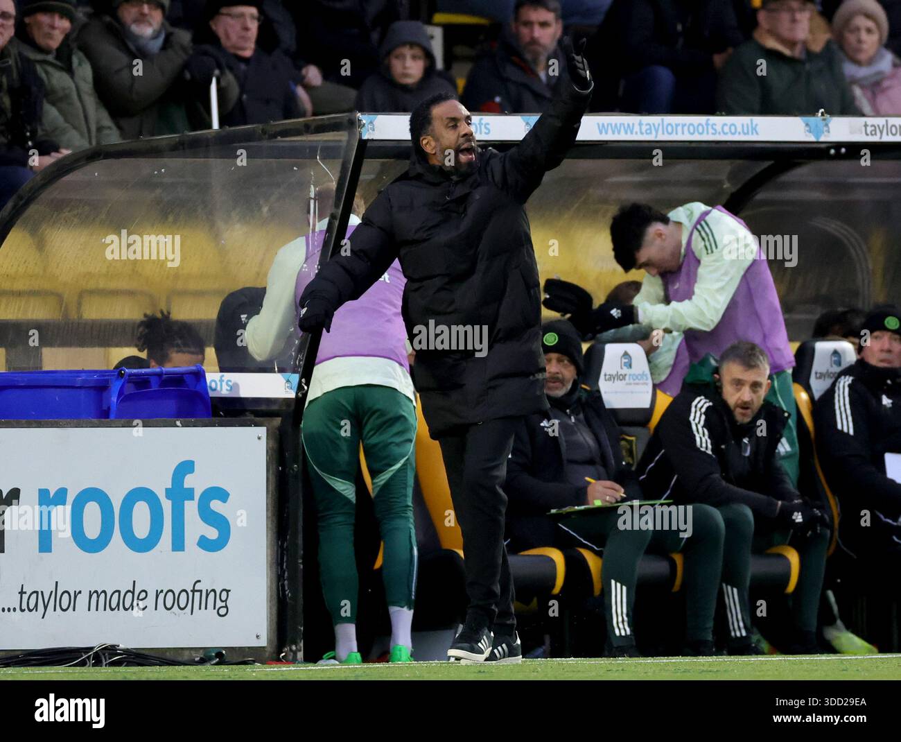 Celtic manager Wilfried Nancy during the William Hill Premiership match ...