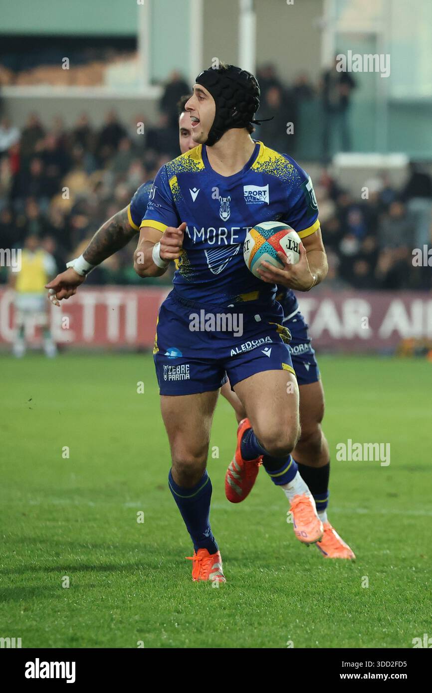 27/12/2025, Parma, Stadio Lanfranchi, URC BKT Round 8: Zebre Parma vs ...