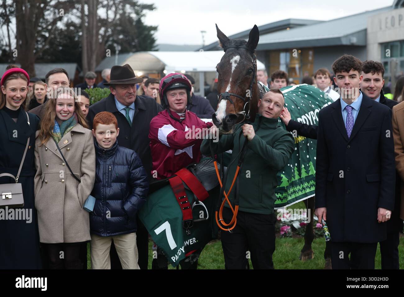 Jockey Sam Ewing after riding Favori De Champdou to victory in the ...