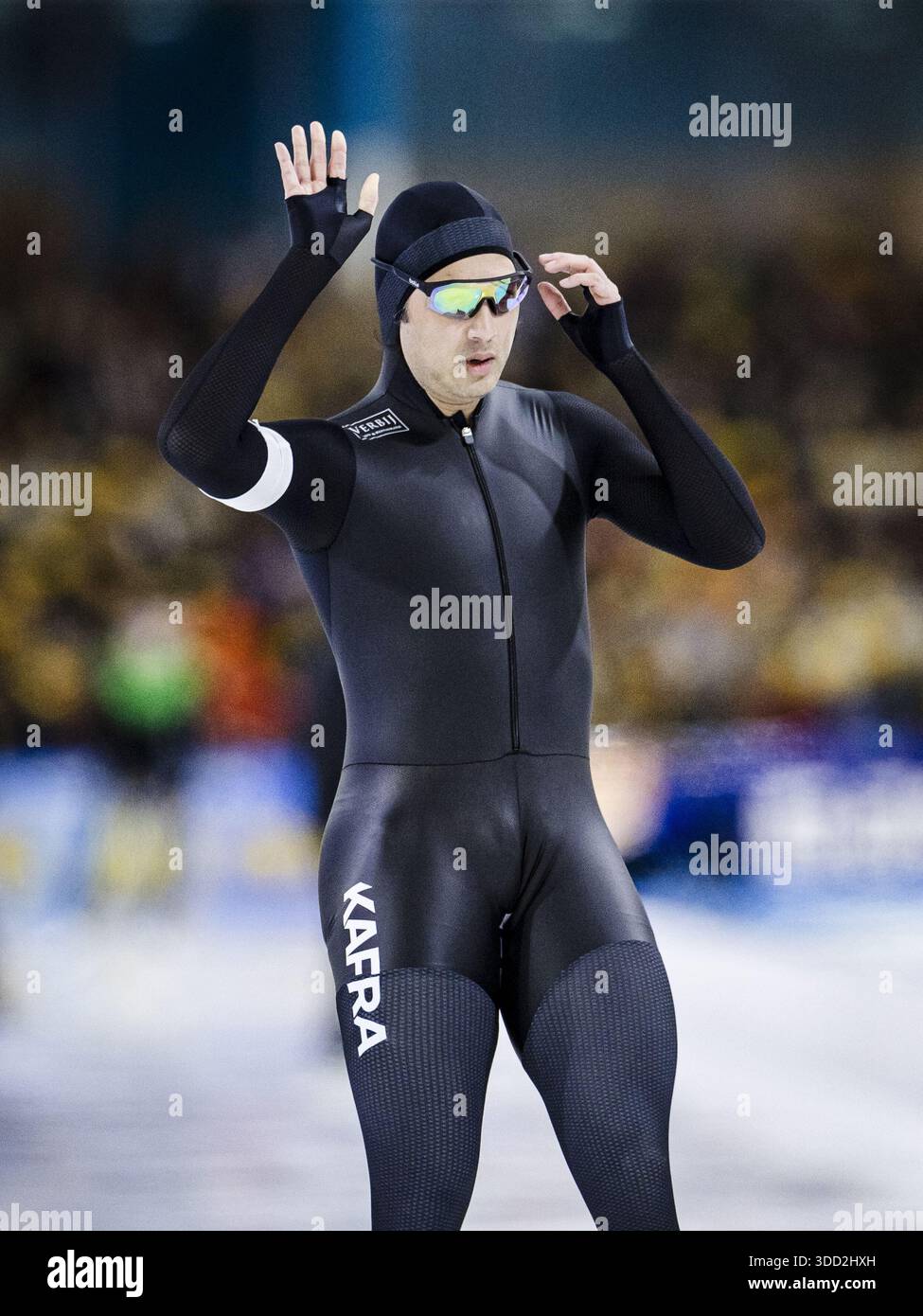 HEERENVEEN - Kai Verbij after the men's 500m on the second day of the ...