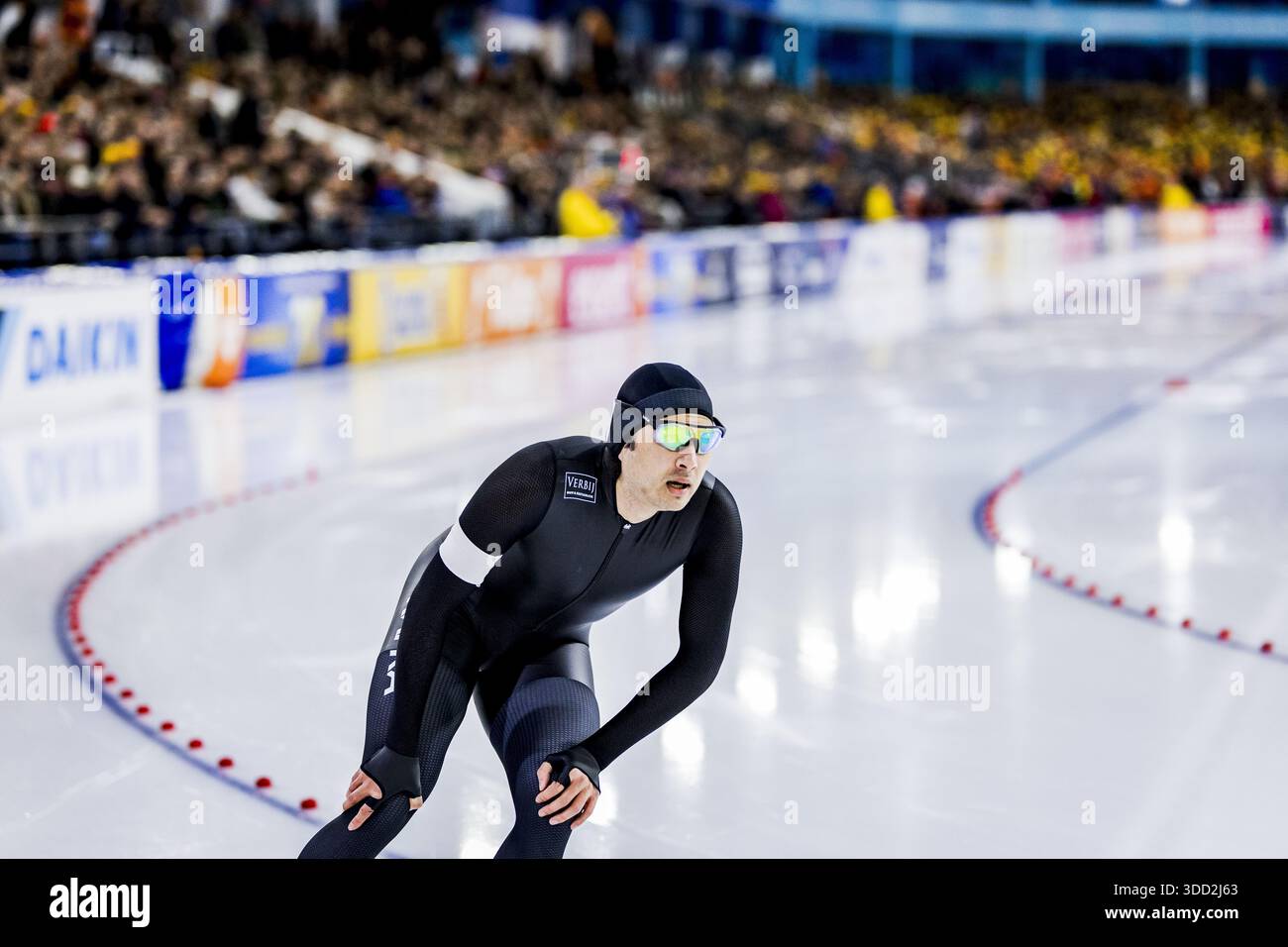 HEERENVEEN - Kai Verbij after the men's 500m on the second day of the ...