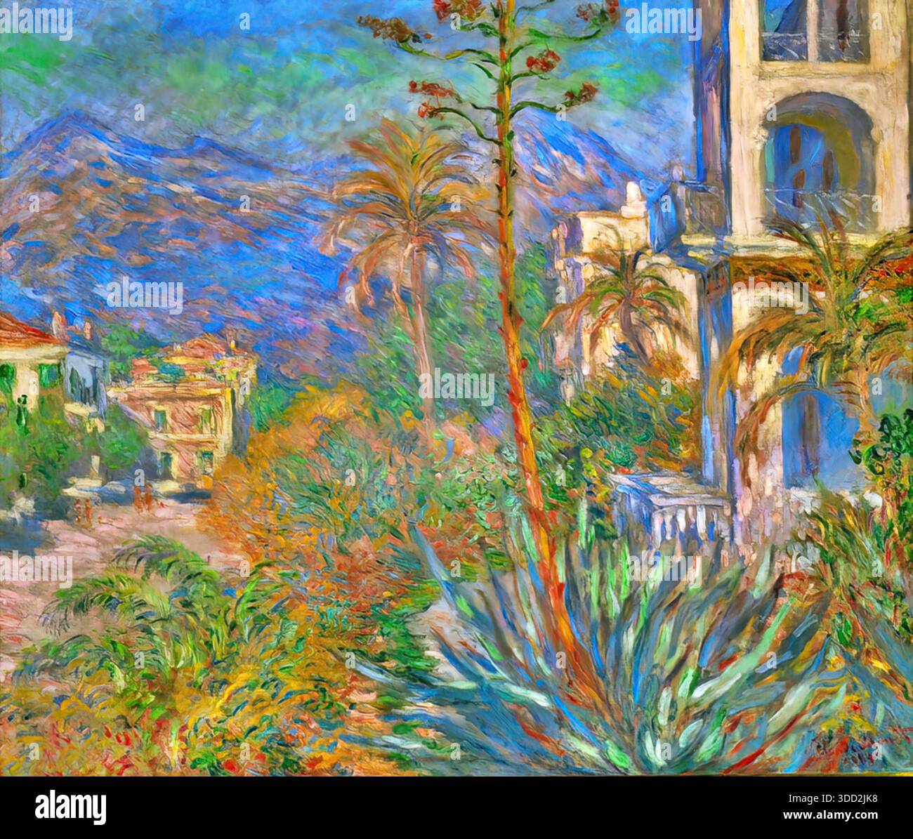 French mediterranean painting Stock Vector Images - Alamy